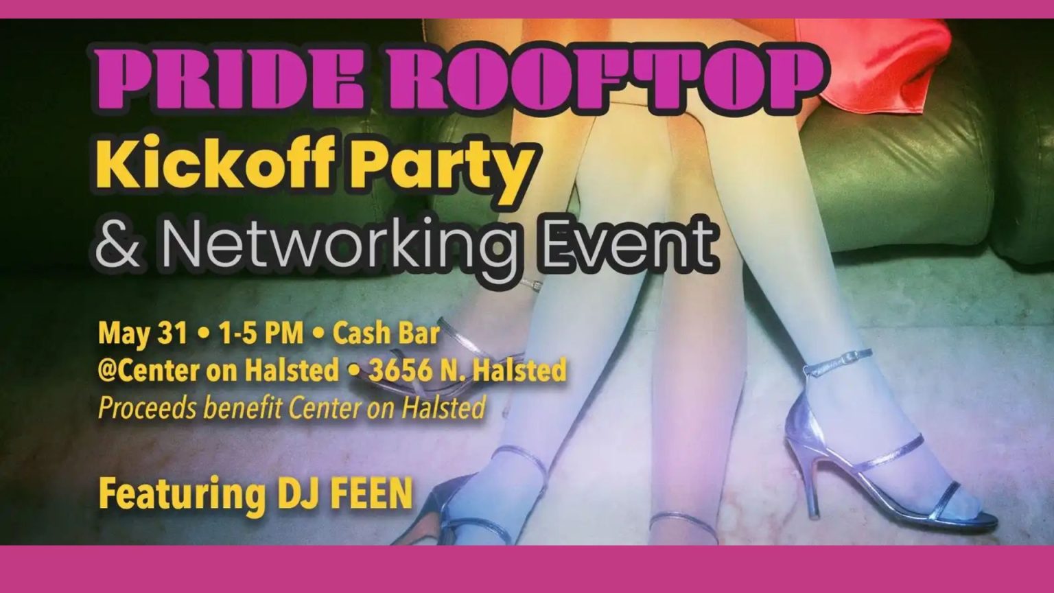Sapphic Before Sunset x Center On Halsted Pride Rooftop Garden Party – Chicago Social Butterflies