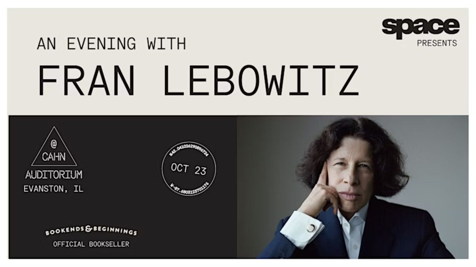 An Evening with Fran Lebowitz – Chicago Social Butterflies